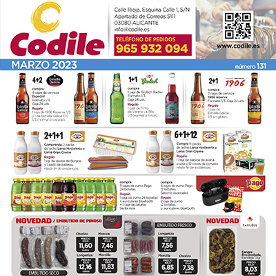 Ofertas Mensuales - CODILE · Distribuidor de bebidas y alimentación en ...