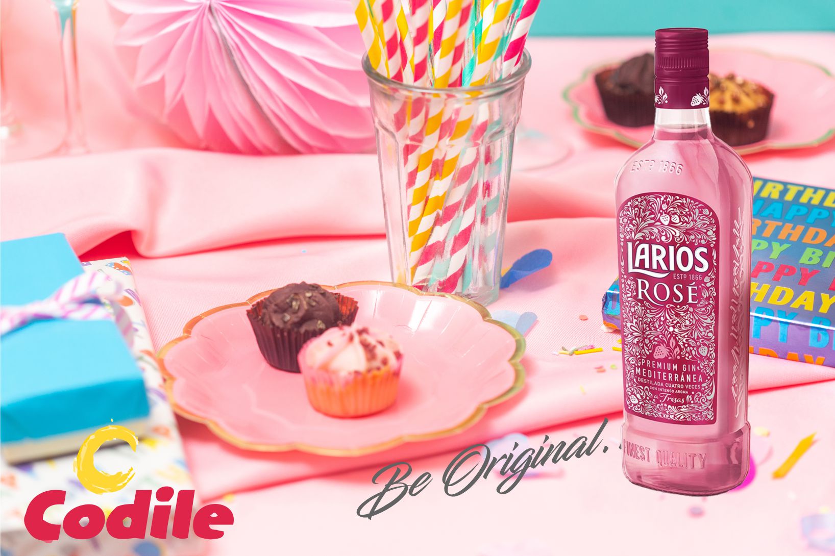 Ginebra Pink Original Larios Rosé en Codile - CODILE · Distribuidor de ...